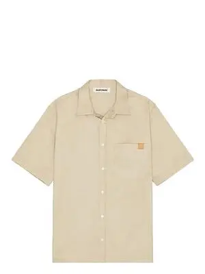 DARKPARK Vale Short Sleeve Shirt - Beige