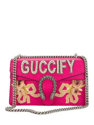 FWRD RENEW Gucci Guccify Dionysus Shoulder Bag - Pink
