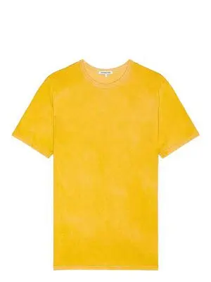 Cotton Citizen Classic Crewneck Tee In Mustard - Vintage Saffron