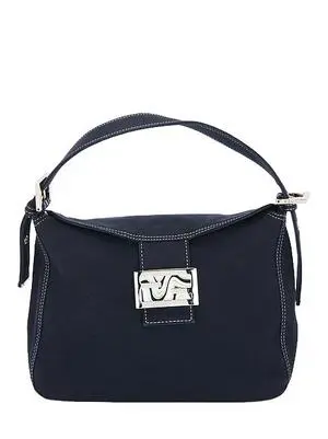 FWRD RENEW Fendi Mama Baguette Shoulder Bag - Blue