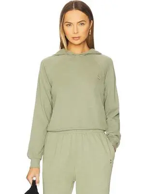 Eterne Shrunken Lightweight French Terry Hoodie - Sage