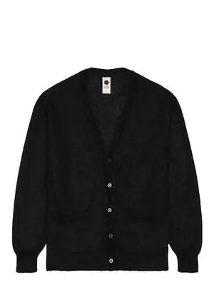 VOWELS Mohair Cardigan - Black