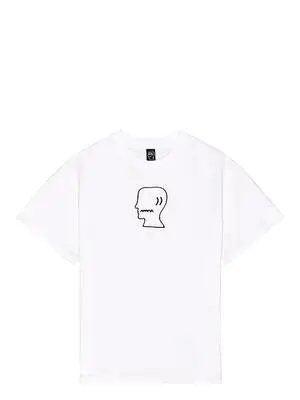 BRAIN DEAD Logohead Tee - White