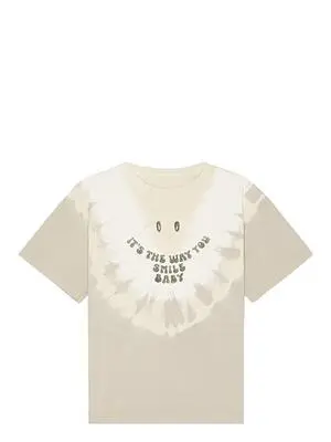 MAISON MARGIELA Smile Tee In Grey - Beige  White  & Grey