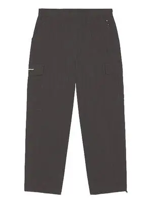 POP TRADING COMPANY Cargo Track Pants - Charcoal