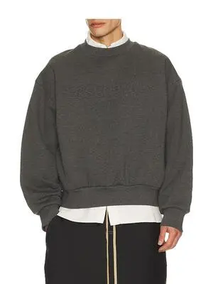 Fear Of God Classic Crewneck Sweatshirt - Charcoal Heather
