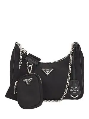 Undefined Prada Re-edition 2005 Re-nylon Shoulder Bag - Black