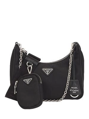 Undefined Prada Re-edition 2005 Re-nylon Shoulder Bag - Black