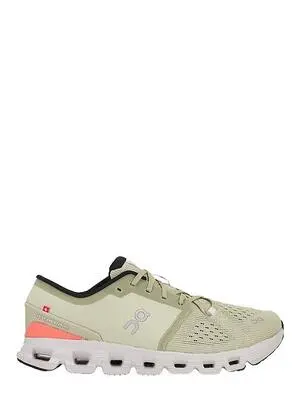 On Cloud X 4 Sneakers - Caper & Salmon
