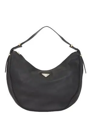 FWRD RENEW Prada Tessuto Hobo Bag - Black