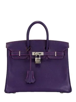 FWRD RENEW Hermes Epsom Birkin 25 Handbag - Bleu Iris