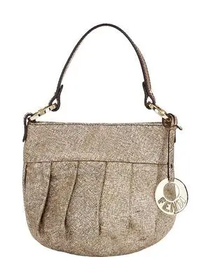 FWRD RENEW Fendi Mini Chef Shoulder Bag - Beige