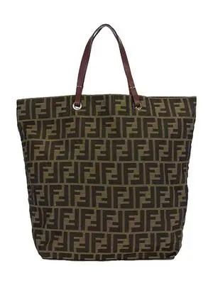 FWRD RENEW Fendi Zucca Tote Bag - Brown