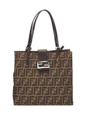 Undefined Fendi Zucca Tote Bag - Brown