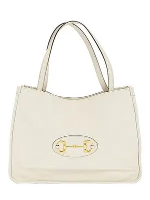 FWRD RENEW Gucci Horsebit 1955 Tote Bag - White