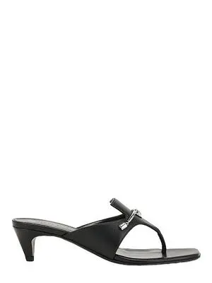 Magda Butrym Leather Sandal - Black