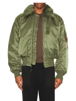 Alpha Industries B-15 Heritage Fit Flight Jacket - Sage