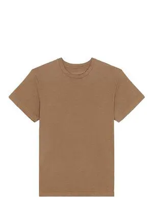 NILI LOTAN Bradley Tee In Taupe - Desert Taupe