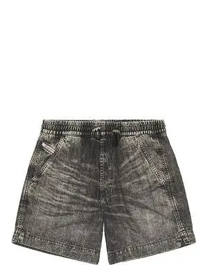 DIESEL D-tenni Short - Black & Denim