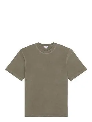 AGOLDE Asha Mock Neck Tee In Grey - Flint