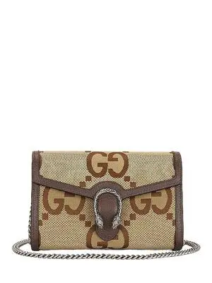 FWRD RENEW Gucci Jumbo Gg Mini Dionysus Shoulder Bag - Brown