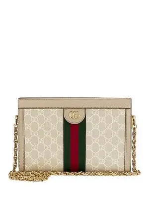 FWRD RENEW Gucci Ophidia Shoulder Bag - Beige