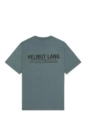 Helmut Lang Capsule Tee In Slate - Slate Blue