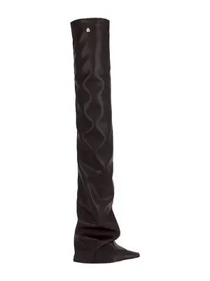 Attico Robin Over-the-knee Boots - Brown