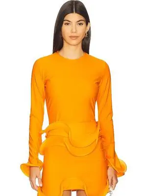 SID NEIGUM Wave Tube Top - Tangerine