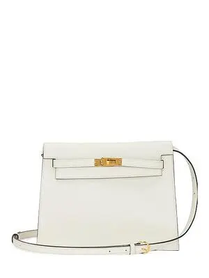 FWRD RENEW Hermes Evercolor Kelly Danse Shoulder Bag - Blanc