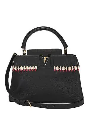 FWRD RENEW Louis Vuitton Capucines Pm Handbag - Black