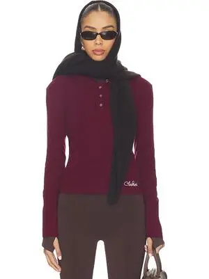 SIEDRES Elora Top - Burgundy
