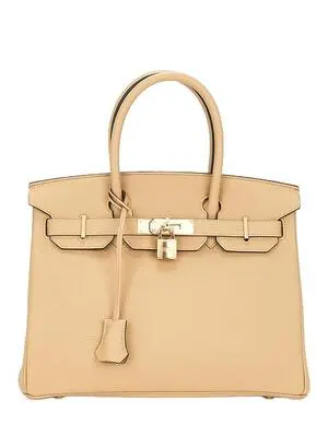 Undefined Hermes Togo Birkin 30 Handbag - Beige Marfa
