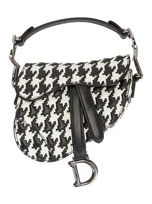 Undefined Dior Saddle Bag - Black