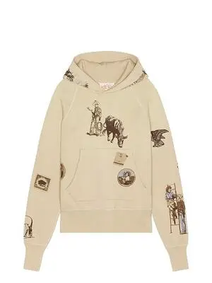SAMUEL ZELIG Western Hoodie - Beige
