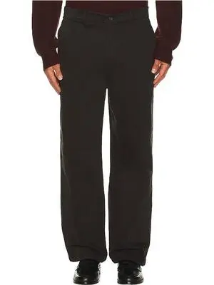FRAME Cotton Chino Pant In Chocolate - Dark Chocolate