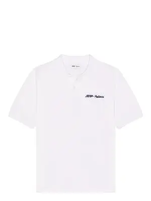 PALMES X Atp Pique Polo - White