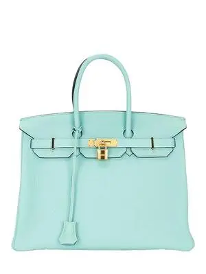 FWRD RENEW Hermes Togo Birkin 35 Handbag - Bleu Atoll