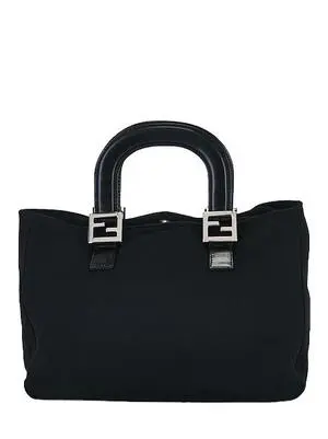 FWRD RENEW Fendi Neoprene Handbag - Black