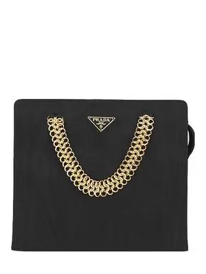 FWRD RENEW Prada Vintage Tessuto Tote Bag - Black