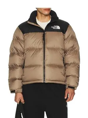 The North Face 1996 Retro Nuptse Jacket - Mocha Brown & Tnf Black