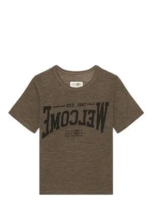 MAISON MARGIELA Tee In Brown - Taupe