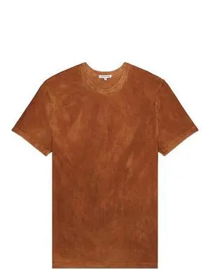 Cotton Citizen The Classic Crew Neck Tee In Brown - Vintage Pecan