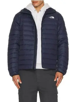 The North Face Down Hooded Jacket - Summit Navy