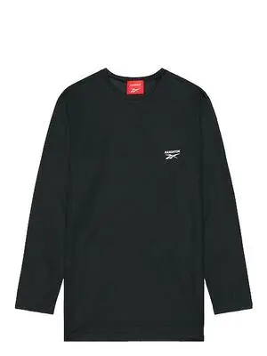 REEBOK X Kanghyuk Stitched Logo Tee - Dark Grey