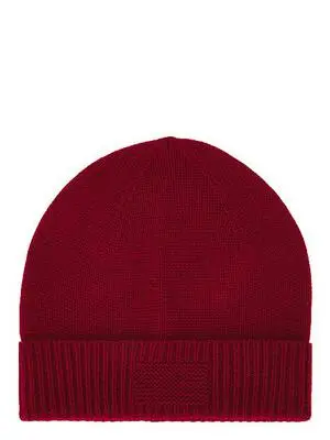 Guest In Residence Rib Cuff Beanie - Ruby