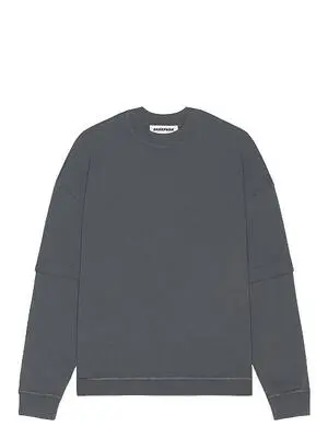 DARKPARK Troy Double Sleeve Tee - Grey