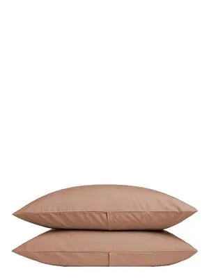 PARACHUTE Core Percale Pillowcases - Adobe