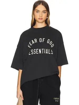 Fear Of God Jersey Crewneck Tee - Black