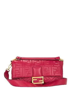 FWRD RENEW Fendi Baguette Shoulder Bag - Red